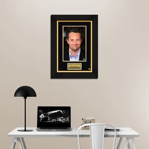 Friends Matthew Perry Memorial Photo Limited Signature Edition Custom ...