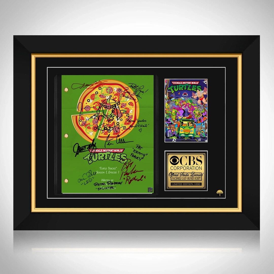 Teenage Mutant Ninja Turtles Cartoon Script Limited Signature Edition ...