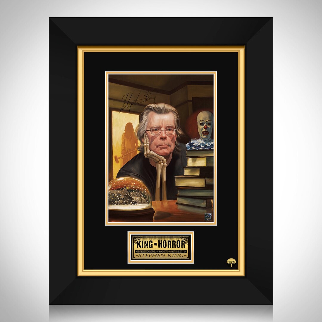 Stephen King Iconic Portrait Photo Limited Signature Edition Custom Frame - Etsy