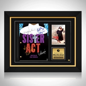 Sister Act Script Limited Signature Edition Custom Frame - Etsy