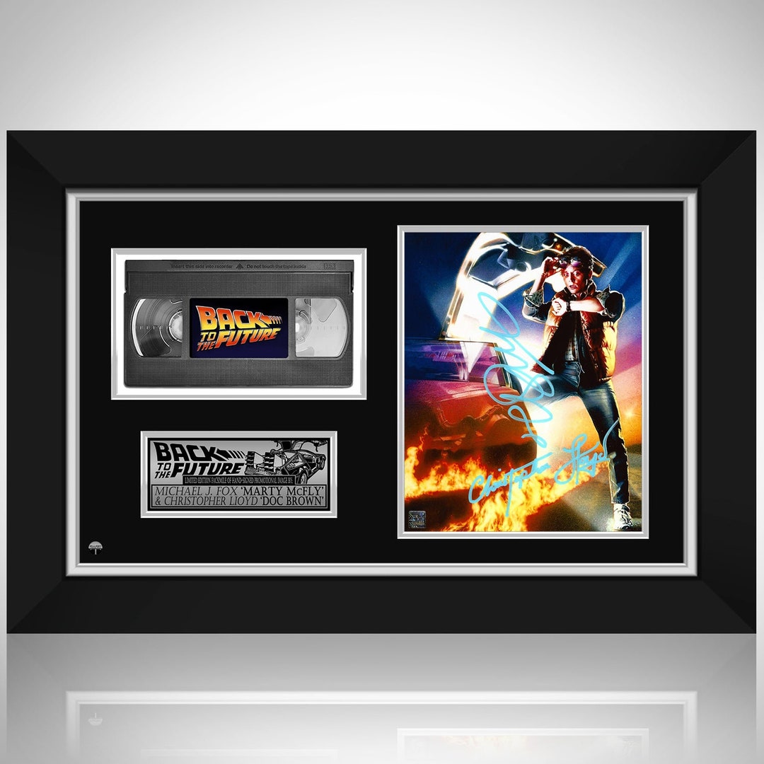 Back to the Future Photo & VHS Limited Signature Edition Custom Frame ...