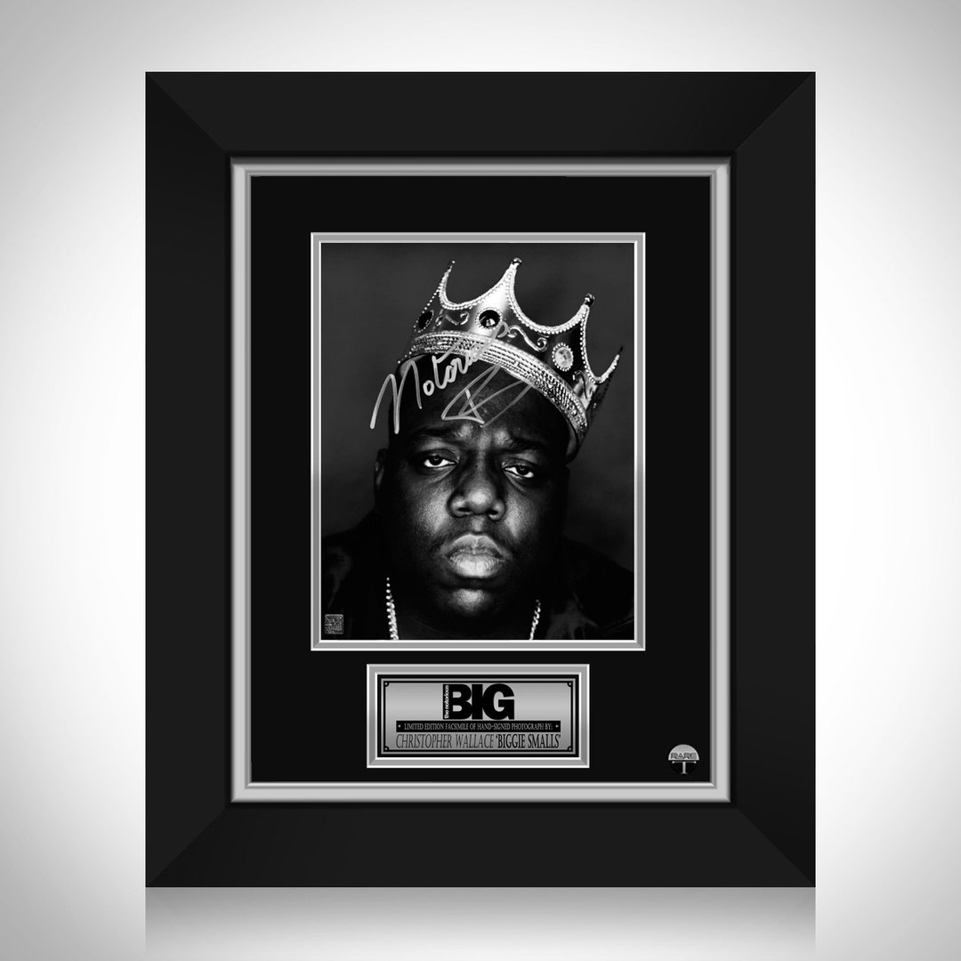 Notorious B.I.G. Crown Legend Photo Limited Signature Edition Custom ...