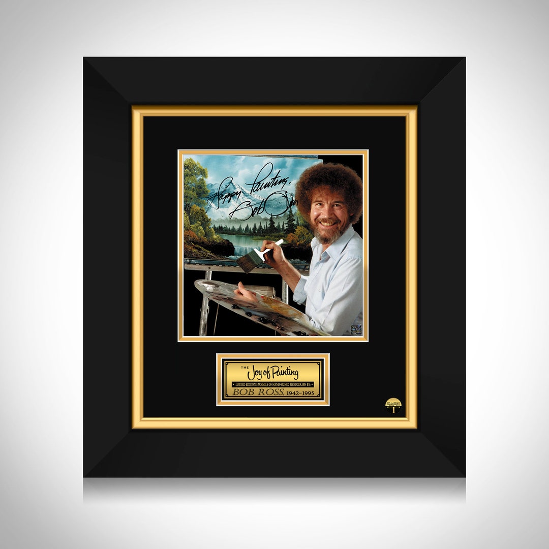 Bob Ross Memorial Photo Limited Signature Edition Studio - Etsy