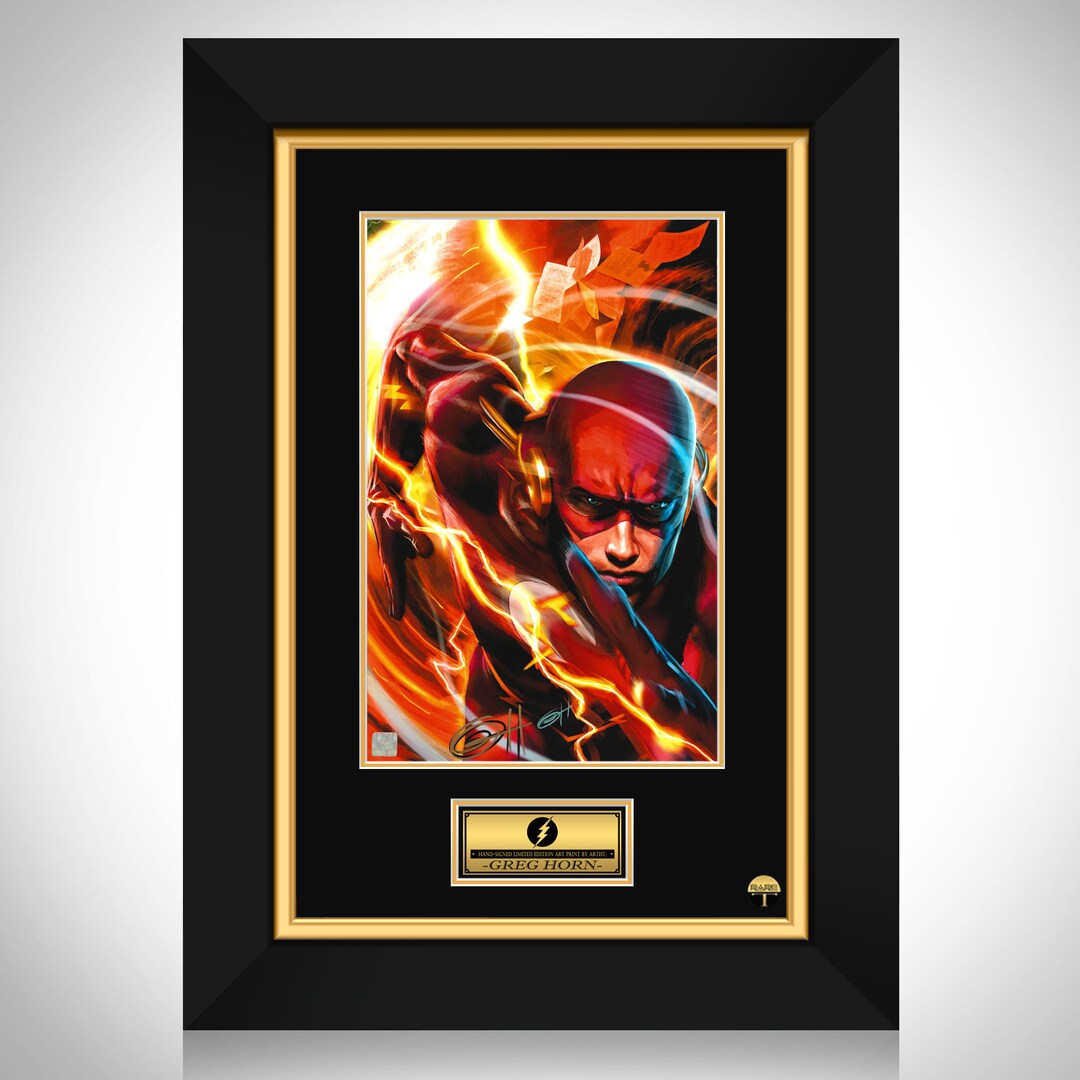 The Flash Hand-signed Artwork Print by Artist Greg Horn Custom Frame - Etsy
