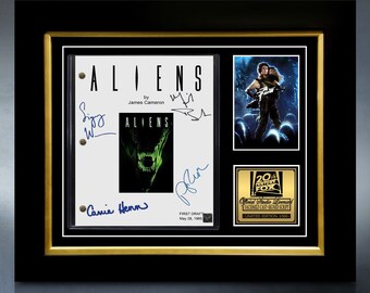 Aliens Movie Screenplay Script Autographed James Cameron - Etsy