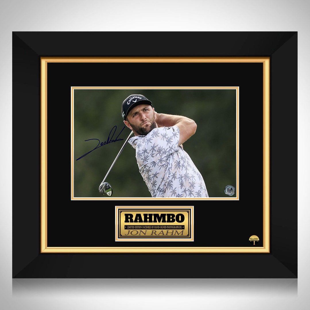 Jon Rahm Photo Limited Signature Edition Custom Frame - Etsy