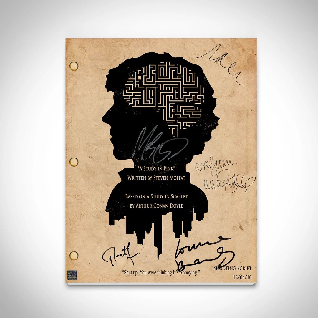 Sherlock TV Series Script Limited Signature Edition - Etsy