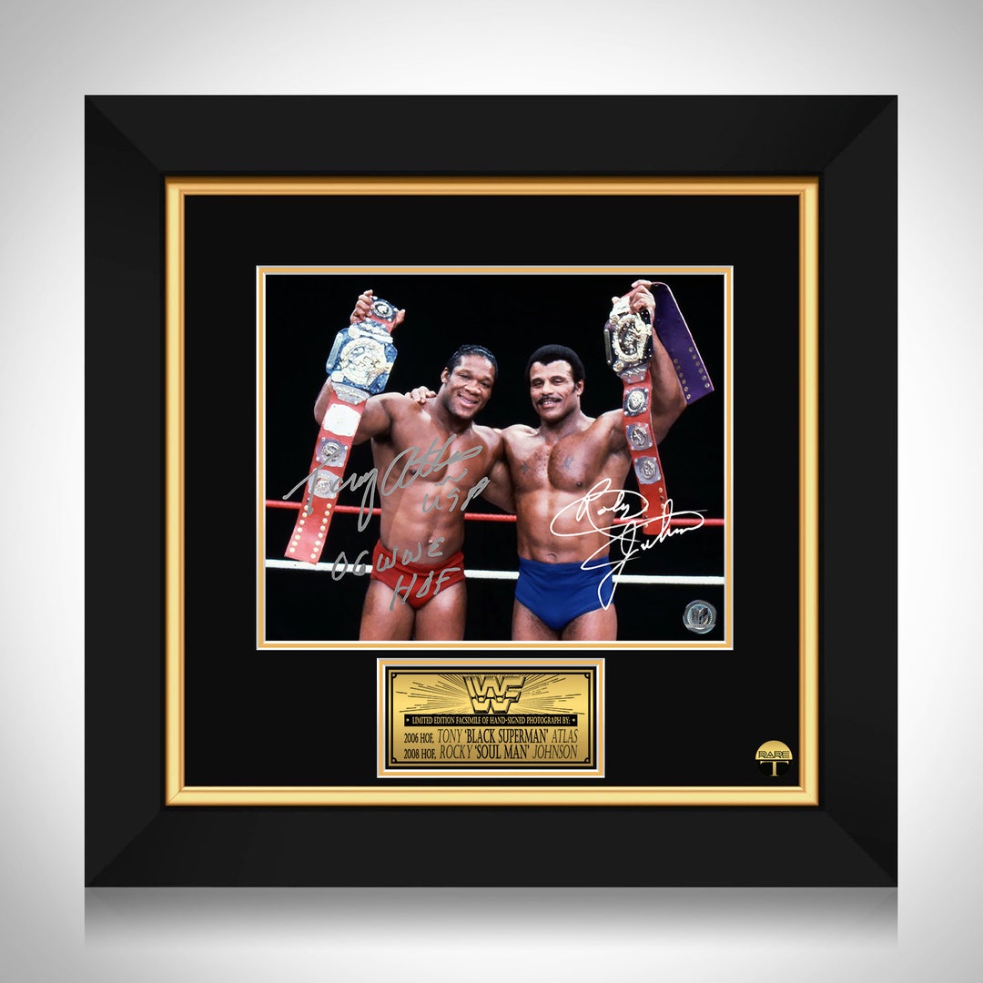 WWF Tony Atlas & Rocky Johnson Photo Limited Signature Edition - Etsy