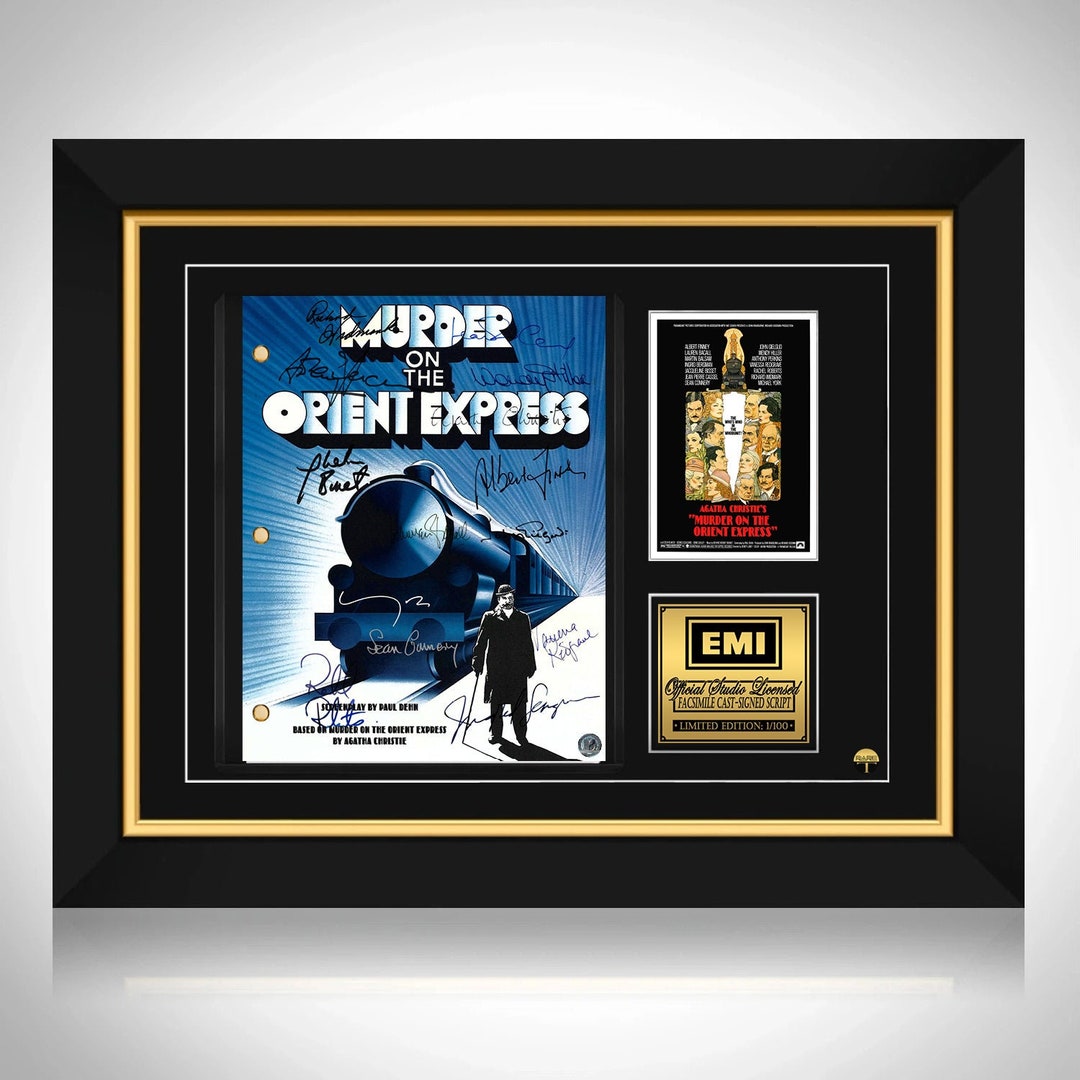 Murder on the Orient Express 1974 Script Limited Signature Edition ...