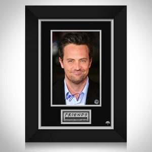 Friends Matthew Perry Memorial Photo Limited Signature Edition Custom ...