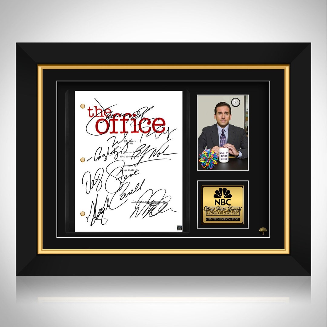 The Office Script Limited Signature Edition Custom Frame - Etsy Canada