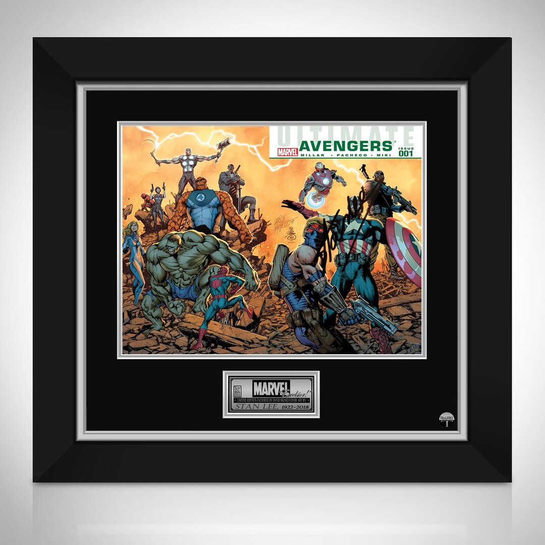 The Avengers 1 Stan Lee Limited Signature Edition Comic Book Cover Art ...