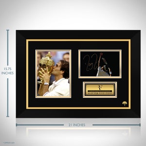 Roger Federer Champion Legend Photo Limited Signature Edition Custom ...