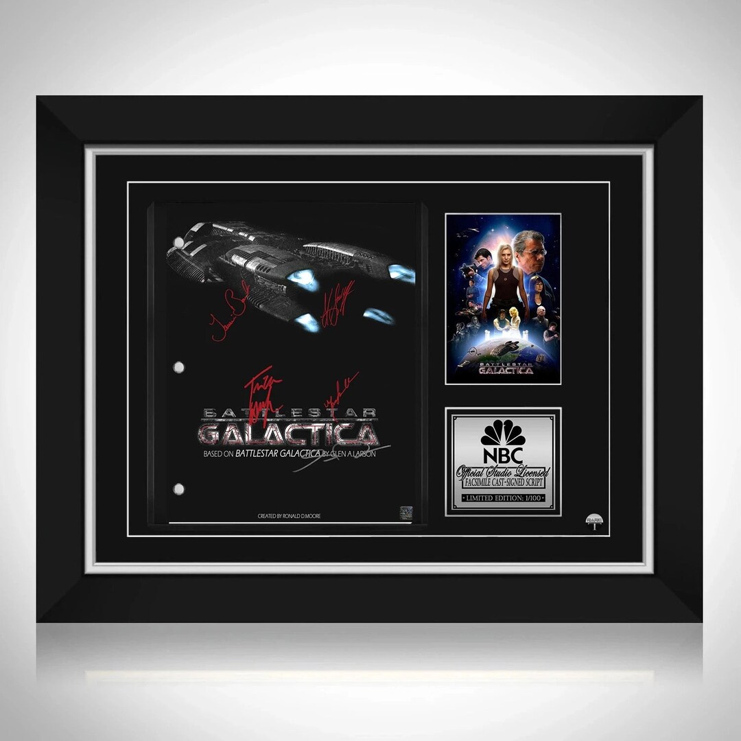 Battlestar Galactica TV Series Script Limited Signature - Etsy