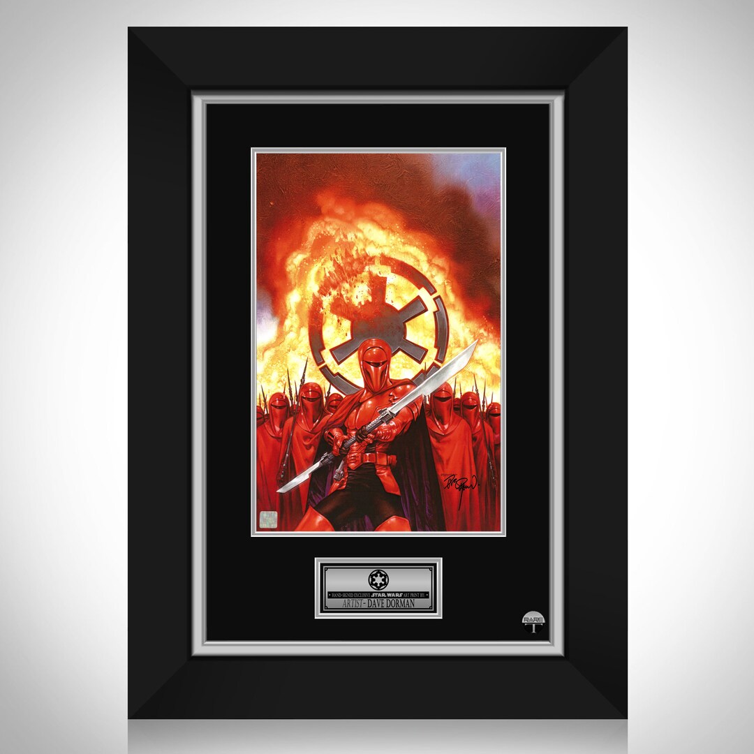 Star Wars 'crimson Guard' Hand-signed Artwork Print by Illustrator Dave ...