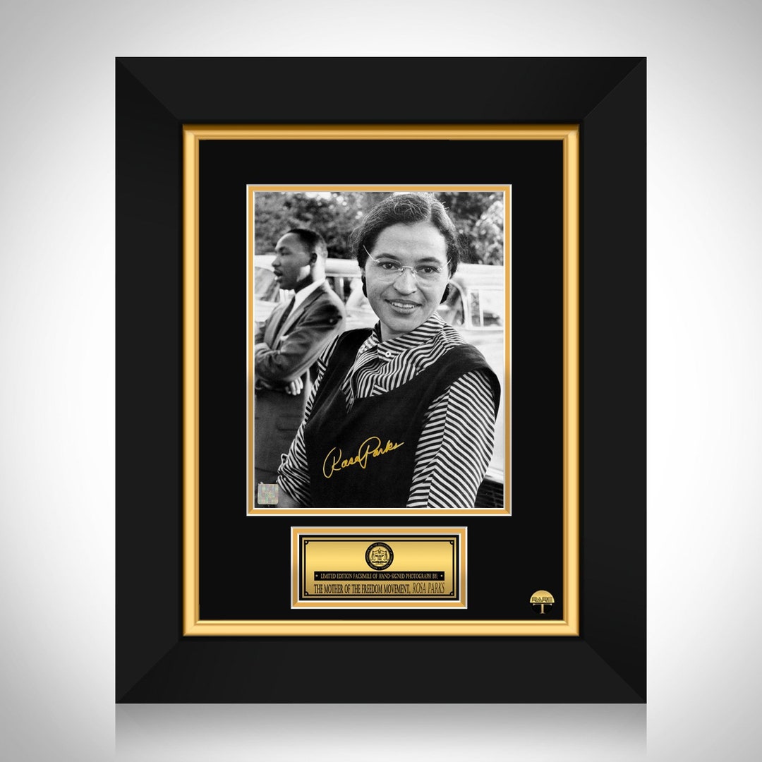 Rosa Parks Mother of Freedom Movement Memorial Photo Limited Signature ...