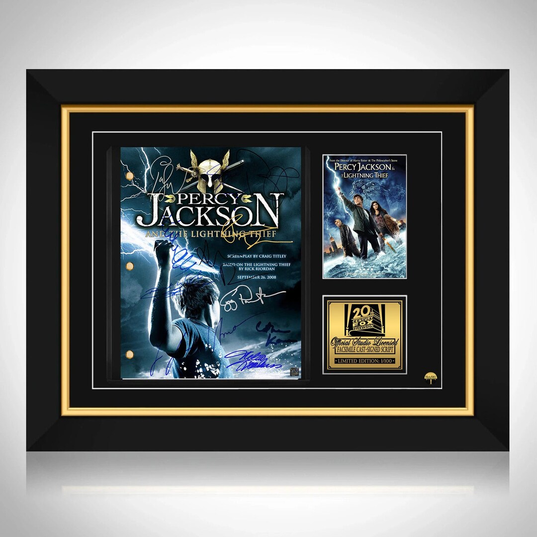 Percy Jackson & the Olympians:the Lightning Thief Script Limited ...