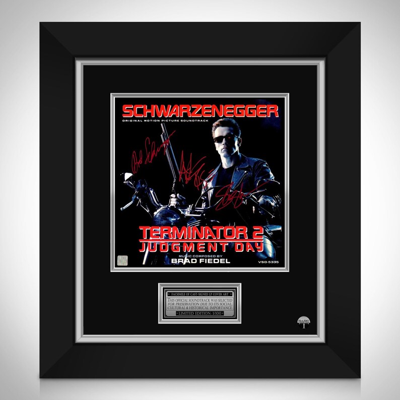 Terminator 2 Judgement Day Soundtrack LP Cover Limited - Etsy