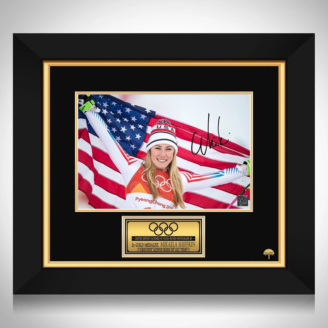 Mikaela Shiffrin Photo Limited Signature Edition Custom Frame - Etsy