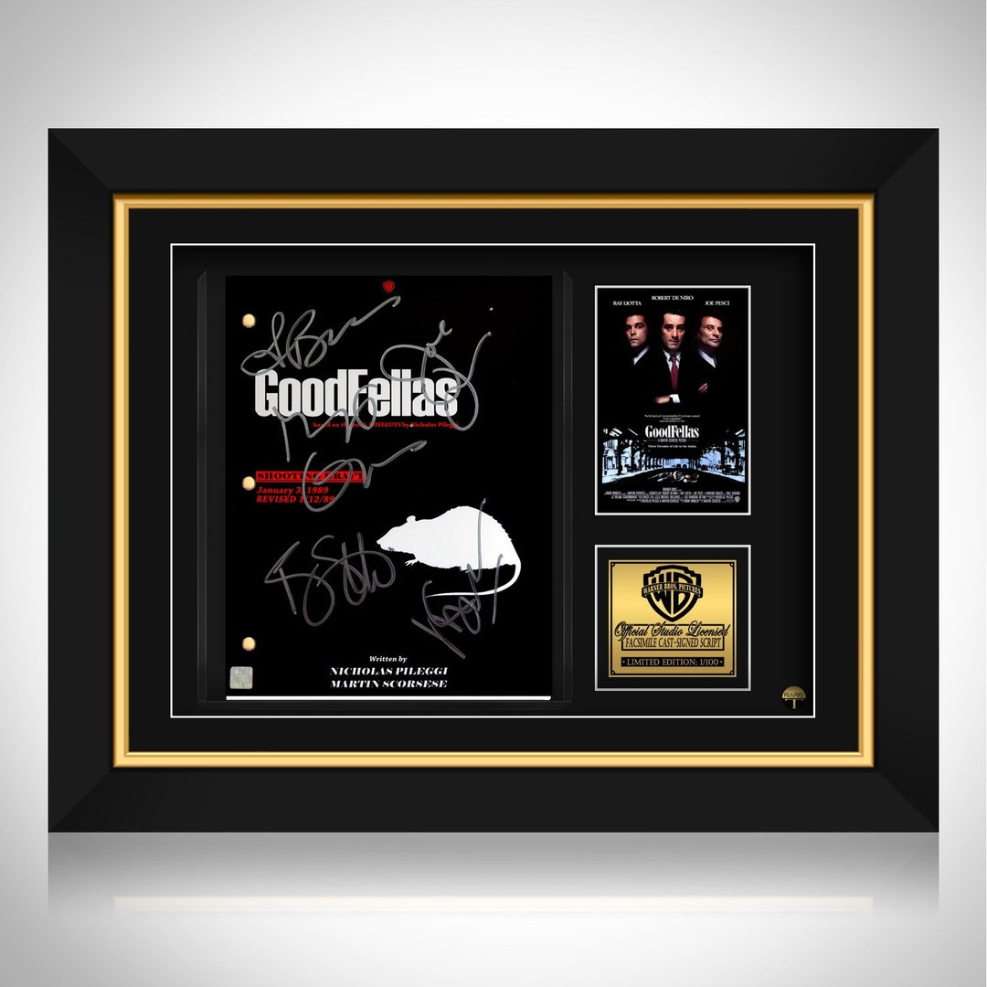 Goodfellas Movie Script Limited Signature Edition Studio - Etsy