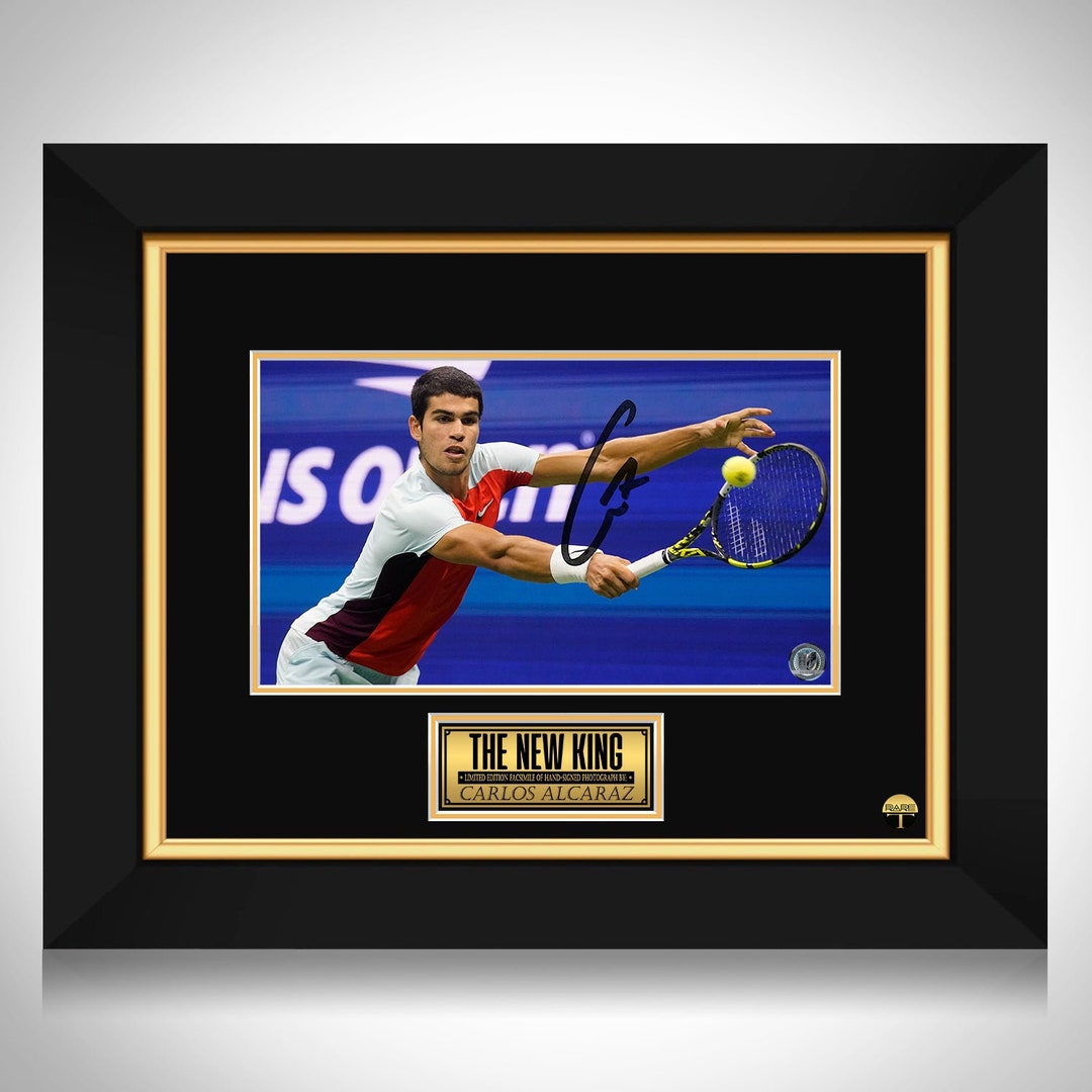 Carlos Alcaraz Icon Photo Limited Signature Edition Custom Frame - Etsy