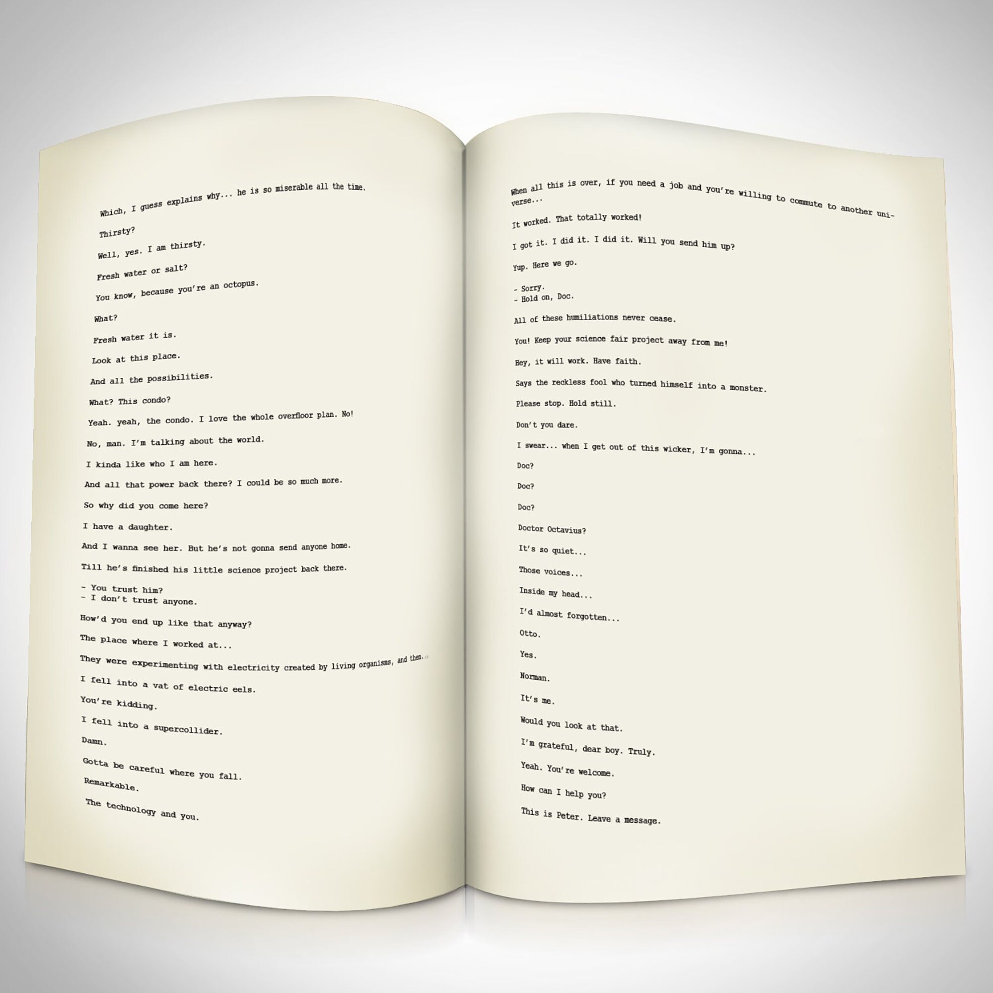 Spider-man No Way Home Transcript Limited Signature Edition - Etsy