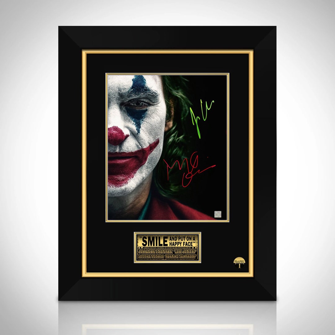 Joker Joaquin Phoenix Icon Photo Limited Signature Edition - Etsy