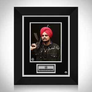 Sidhu Moose Wala Photo Limited Signature Edition Studio - Etsy