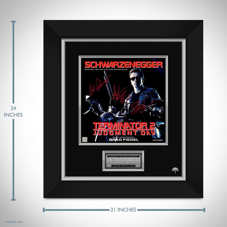 Terminator 2 Judgement Day Soundtrack LP Cover Limited - Etsy