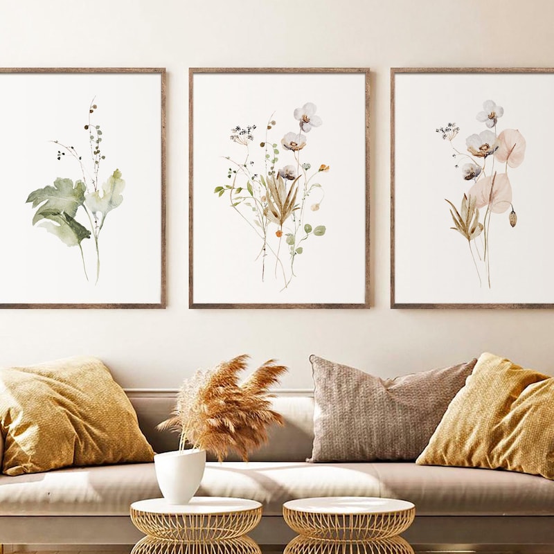Modern Botanical Art - Etsy