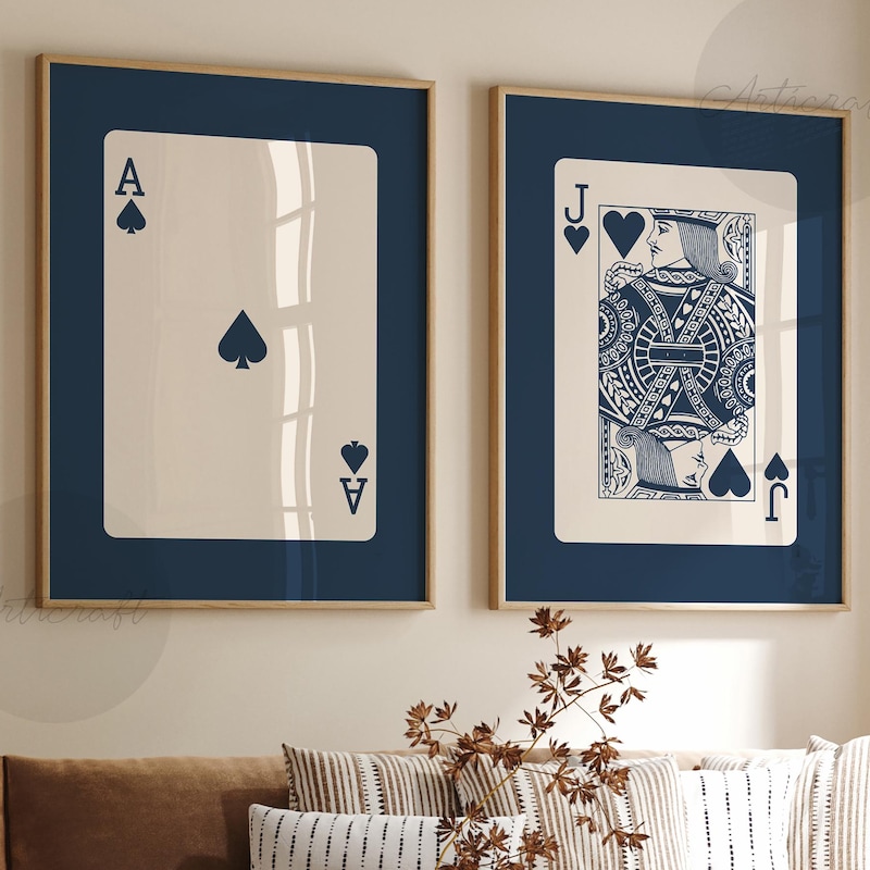 Ace of Jacks Card - Etsy UK