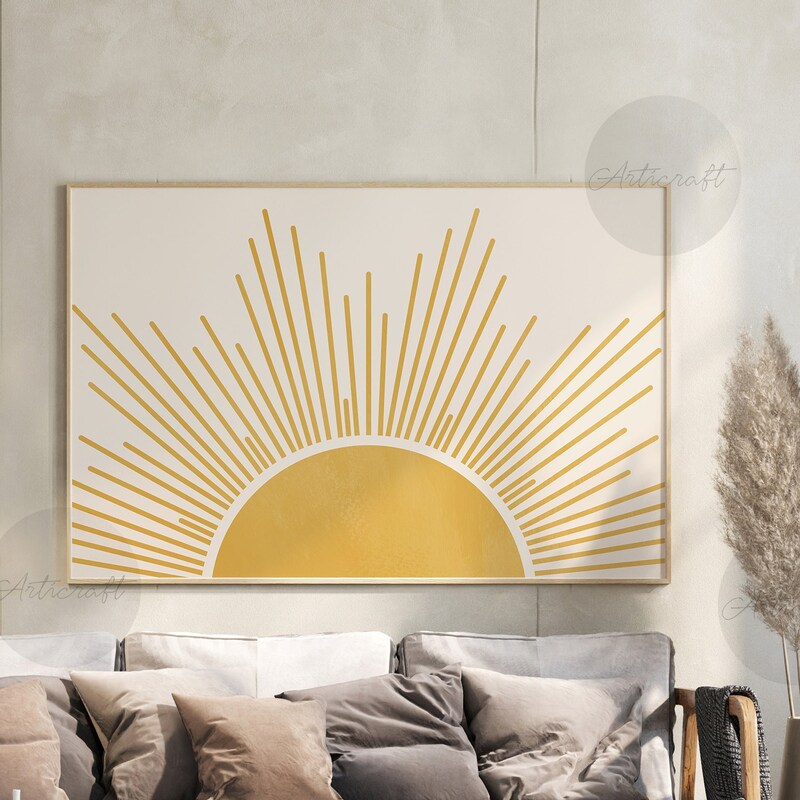 Geometric Sun - Etsy