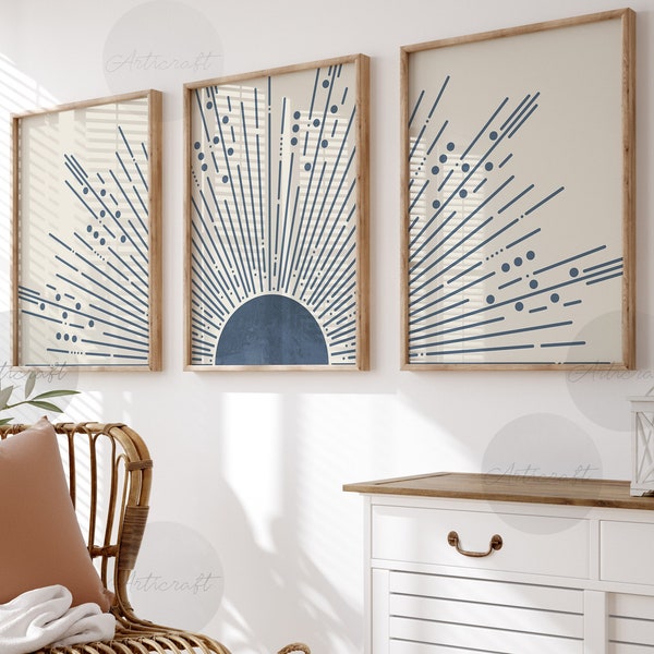 Geometric Sun - Etsy