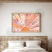Horizontal Boho Sun Print, Boho Orange & Blush Sun, Watercolor ...