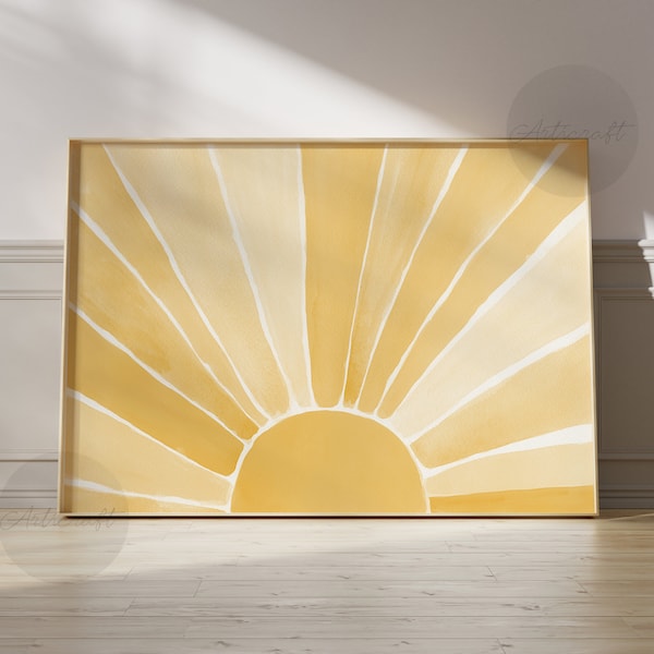 Yellow Sun - Etsy