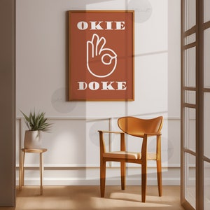 Printable Kitchen Wall Art 6 Set, Pasta Night Print, Okie Doke, Cin Cin ...