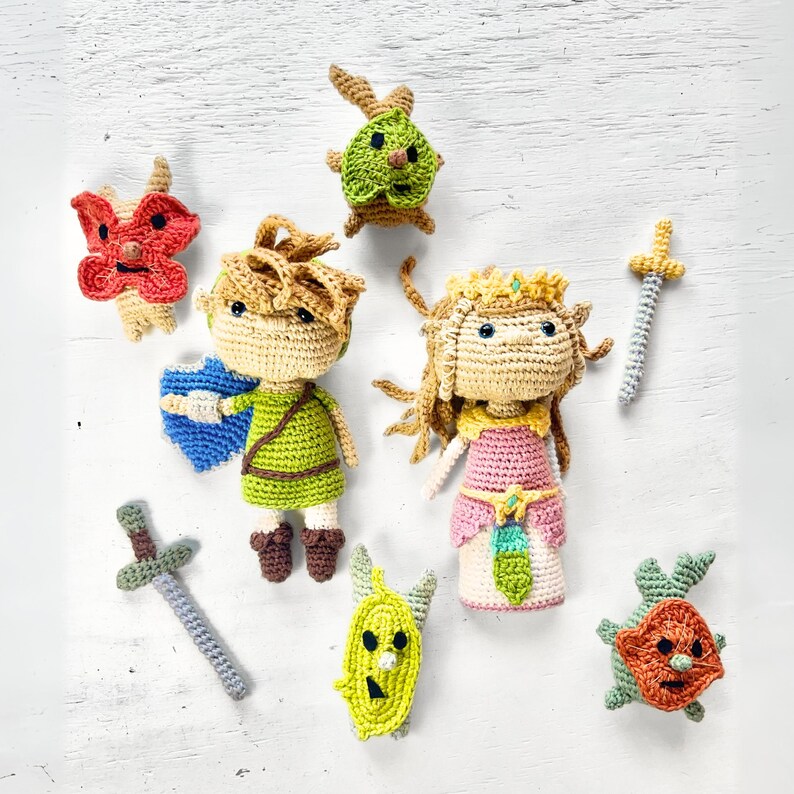 No Sew Korok Crochet Pattern. Legend of Zelda. Amigurumi Pattern. Games ...