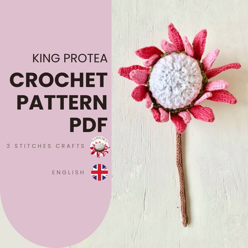 King Protea Crochet Pattern. Amigurumi Pattern. Digital File - Etsy