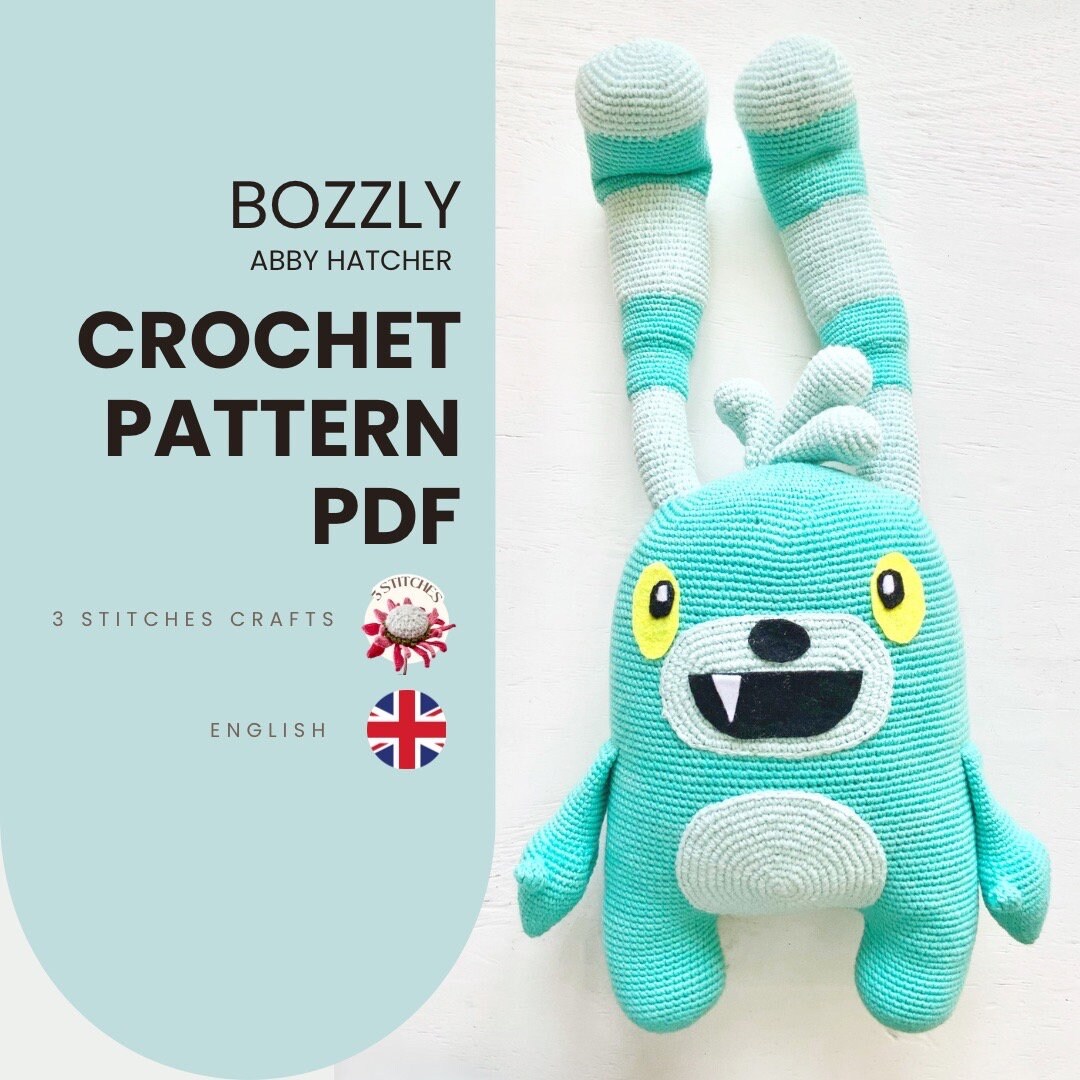 Bozzly Crochet Amigurumi Pattern From Abby Hatcher Cartoon. - Etsy