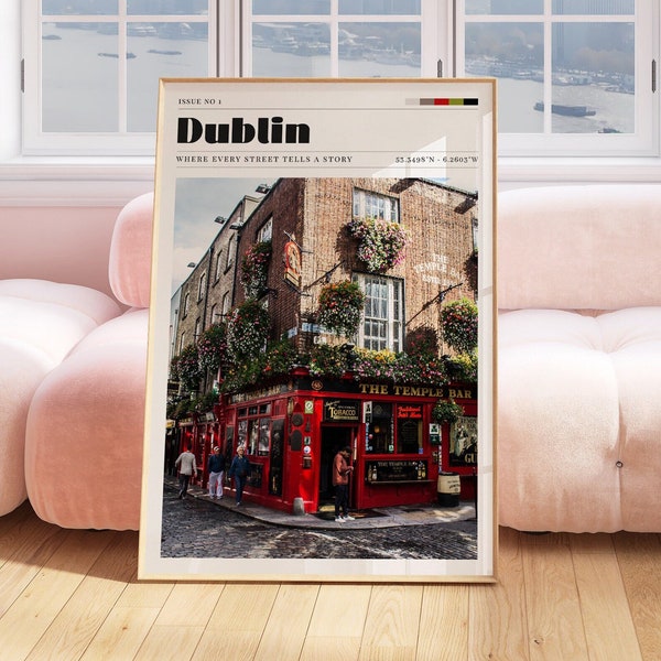 Dublin Poster - Etsy UK