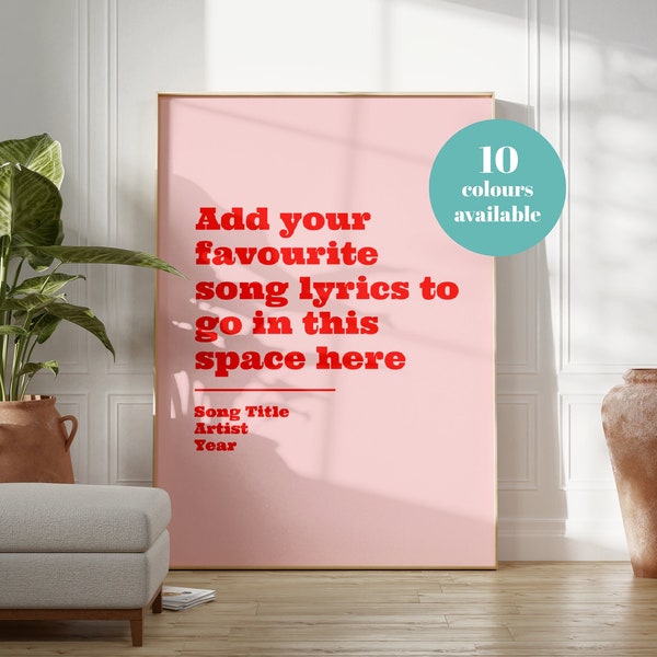 Music Quote Wall Art - Etsy