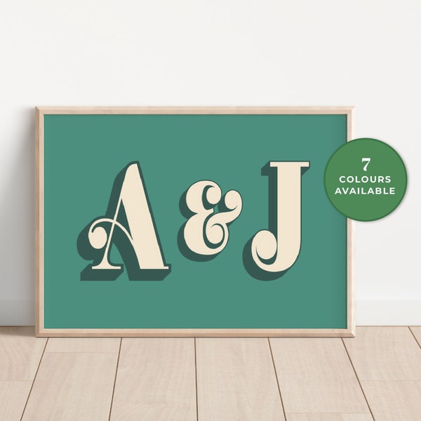 Couples Initials - Etsy UK