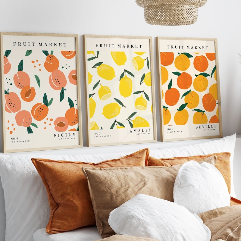 Citrus Wall Art - Etsy