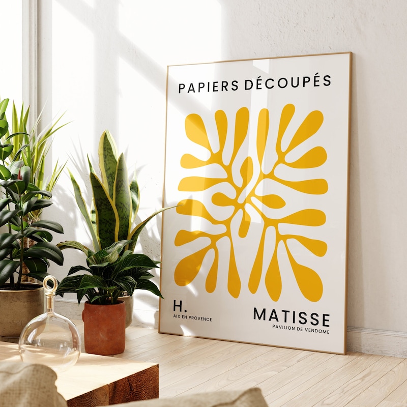 Yellow Matisse Print - Etsy