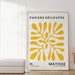 Set of 2 Yellow Henri Matisse Prints, Abstract Art, Matisse Wall Art ...