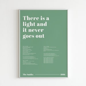 Personalised Song Poster, Lyrics Print, Special Gift, Any Song Lyric ...