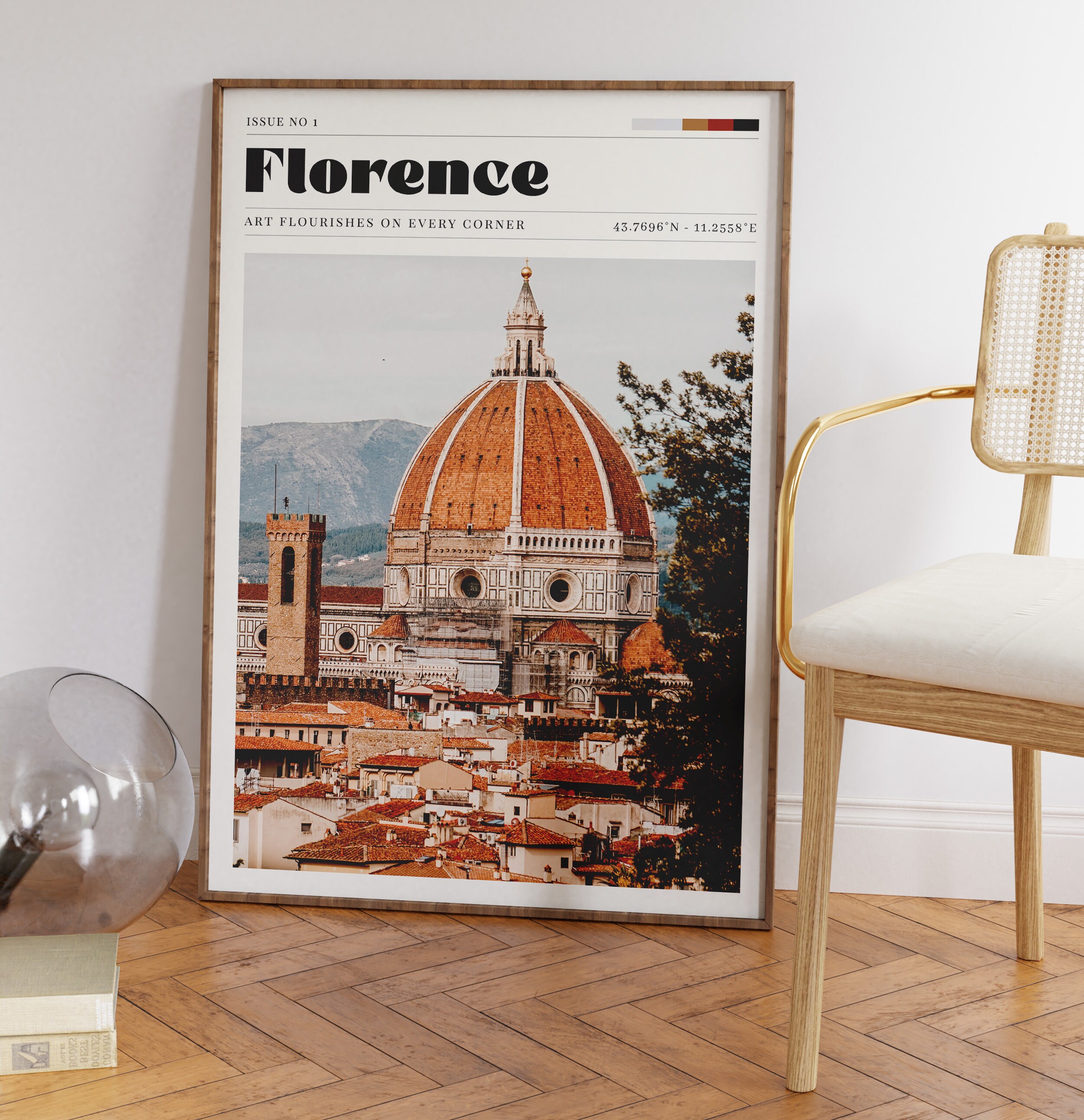 Florence Print, Italian Wall Print, Colourful Wall Art, Florence Poster ...