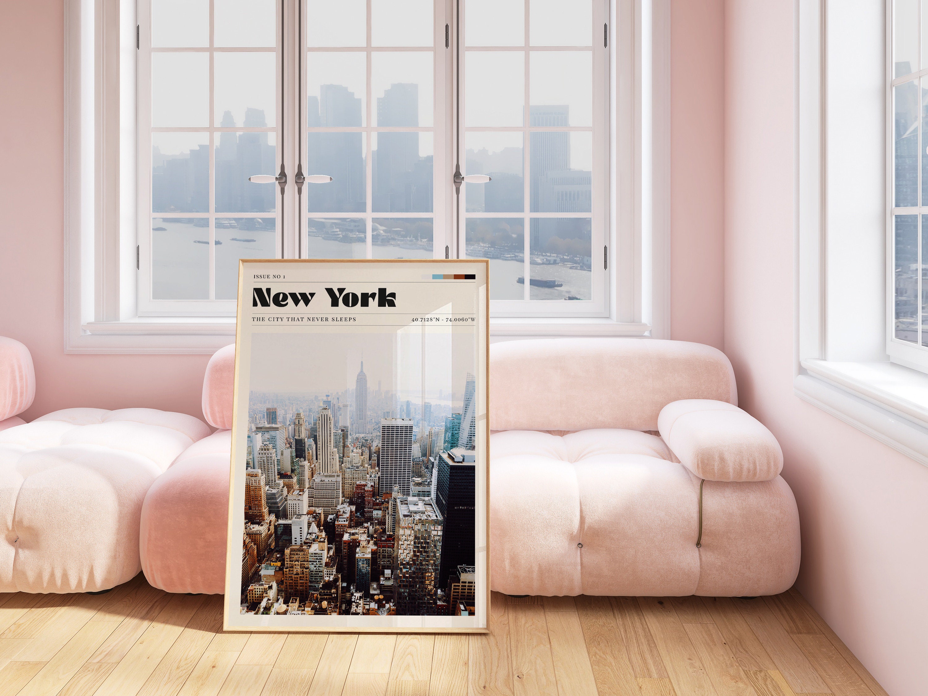 New York Print, Travel Poster, American Art, New York City, Vintage ...