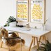 Set of 2 Yellow Henri Matisse Prints, Abstract Art, Matisse Wall Art ...