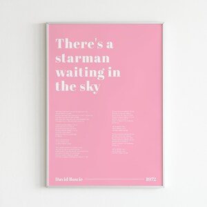 Personalised Song Poster, Lyrics Print, Special Gift, Any Song Lyric ...